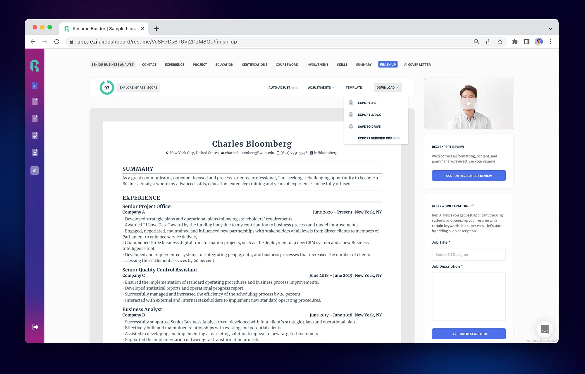 New Feature: The Blockchain Verified Resume